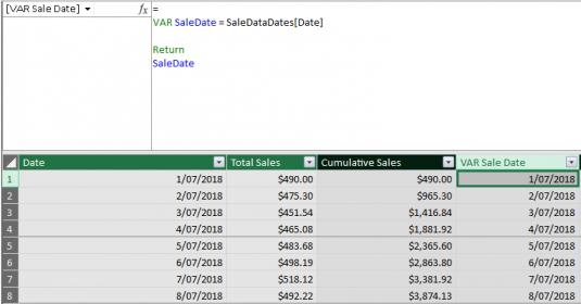 Power Pivot Principles: Calculating Cumulative Totals with Variables Power Pivot Principles: Calculating Cumulative Totals with Variables