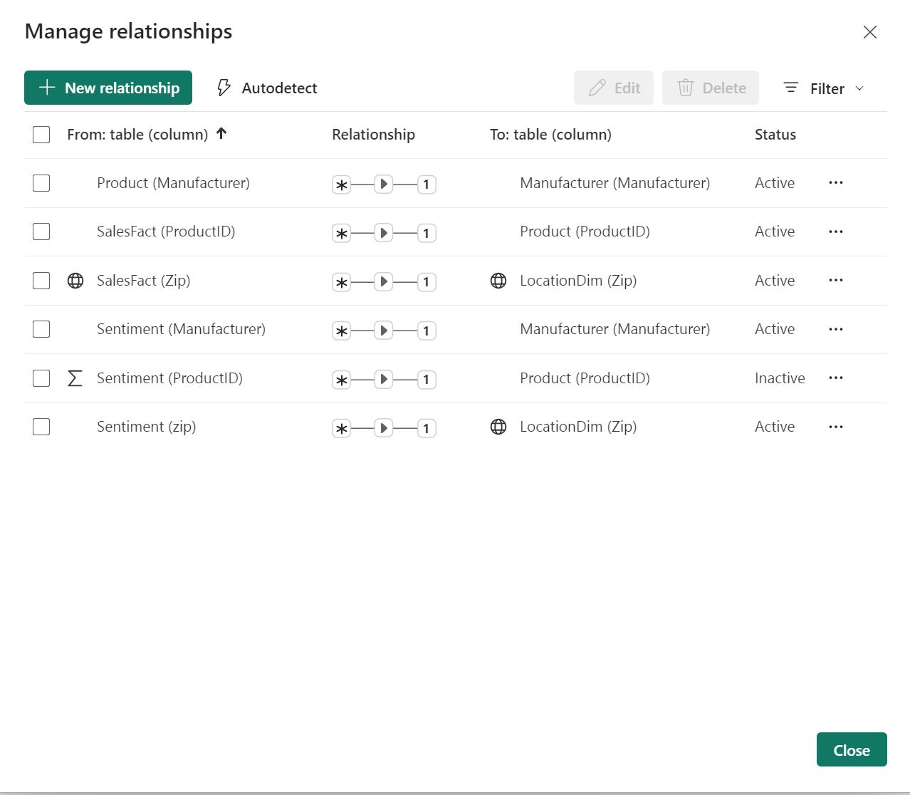 Power Bi Blog Editing Your Data Model In Power Bi Service