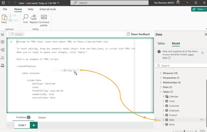 Power BI Blog: TMDL Scripting Power BI Blog: TMDL Scripting